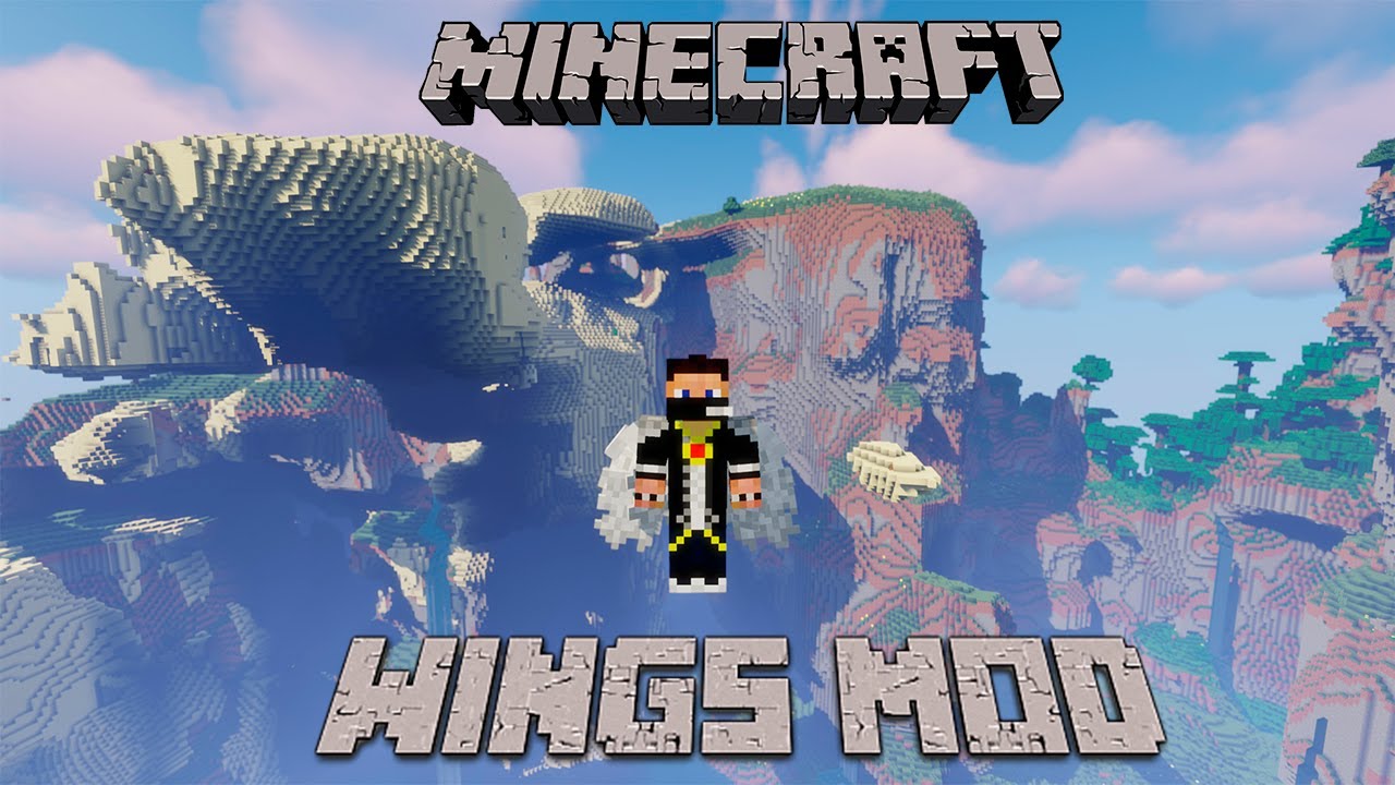 Minecraft || Wings Mod || Minecraft mods ||#Shorts - YouTube