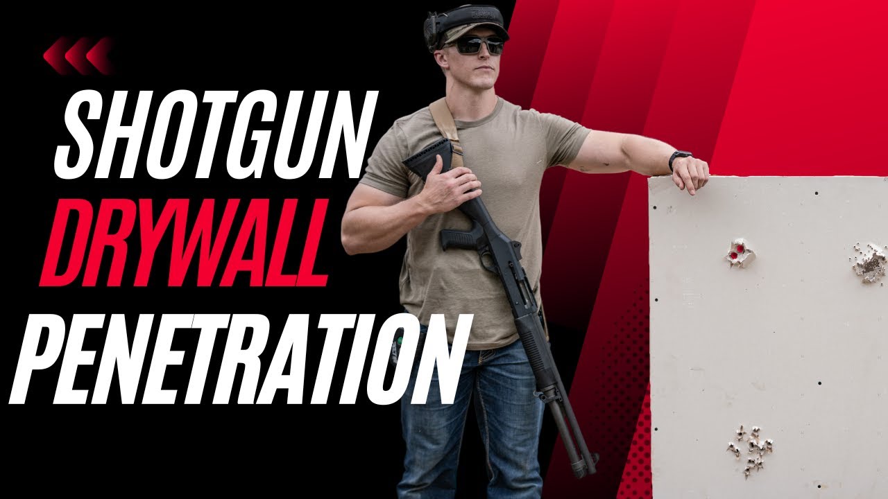 12 Gauge Shotgun Drywall Penetration Demo - YouTube