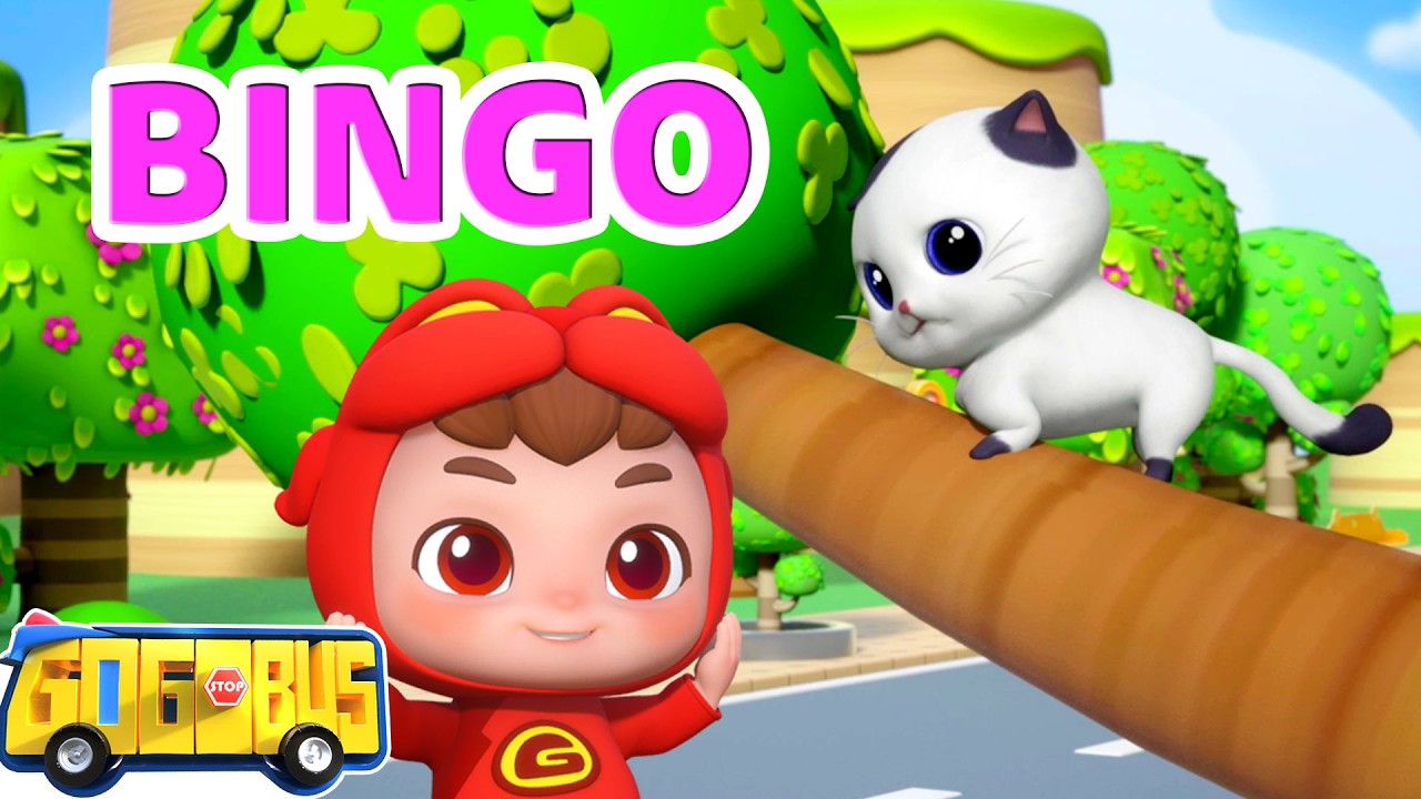 Bingo Song - GoGoBus Gordon Song🚍 | Nursery Rhymes | Children Songs ...