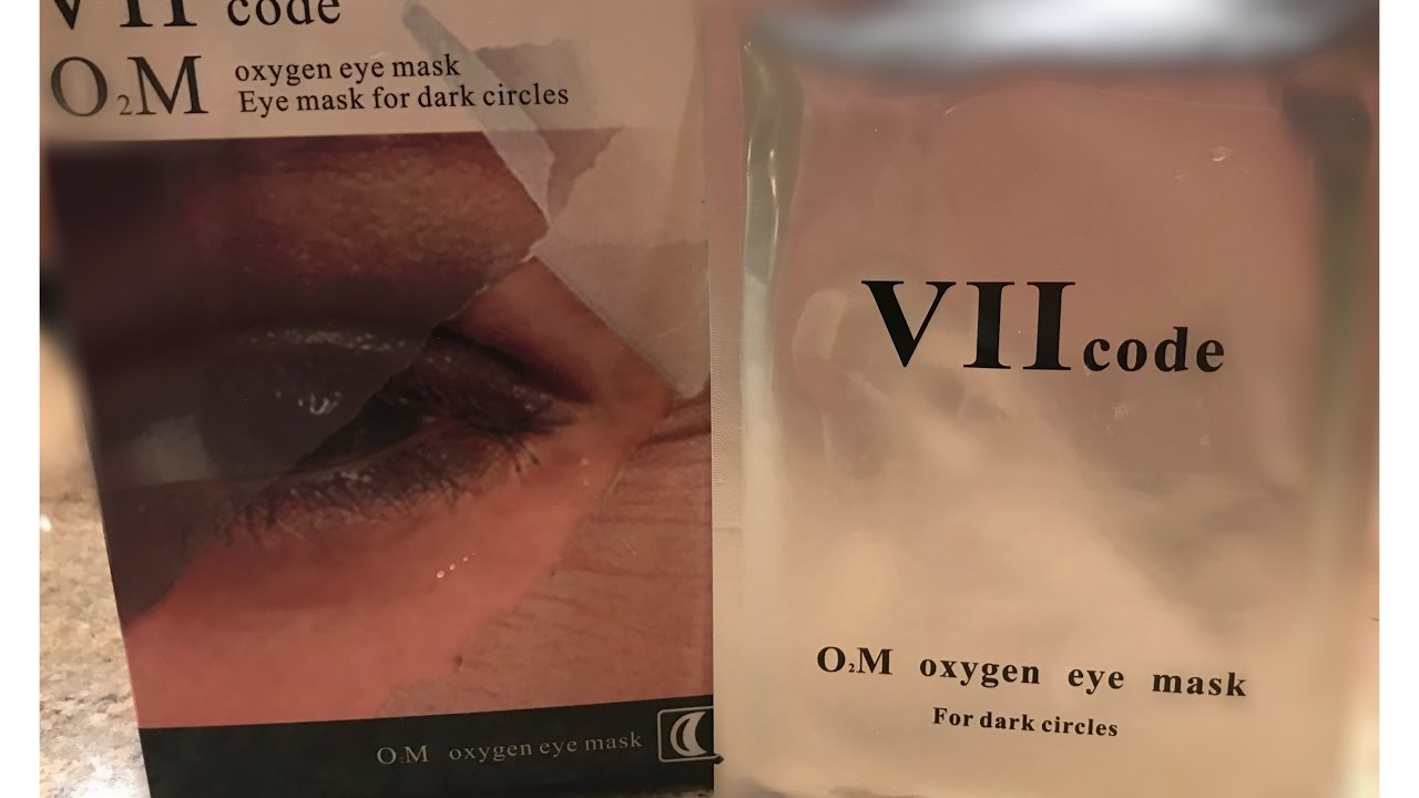Anti-aging - VII Code Oxygen Eye Mask - Demo and Review - YouTube