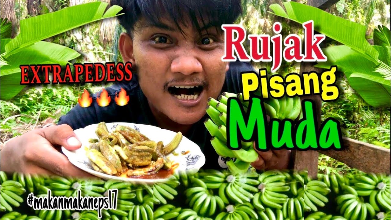 RUJAK PISANG LIDI MUDA PEDESS BANGET BUAT SELERA MAKAN KEMBALI OKE ...