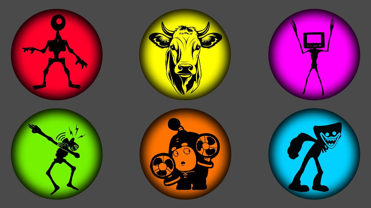 Siren Head and Skibidi Toilet : Tv Head, Cow, Potato Head, Odbods ...