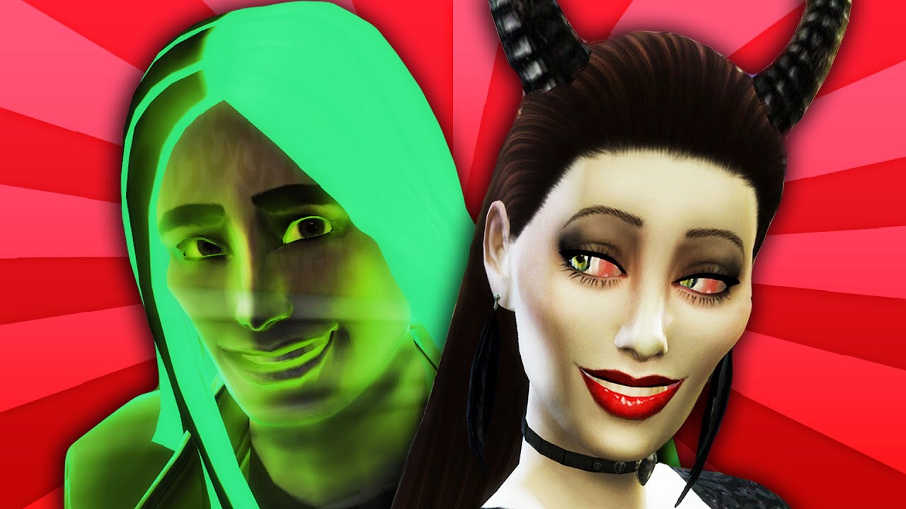 FLIRTING WITH A GHOST // The Sims 4: Maleficent (S2 - Part 2) - YouTube