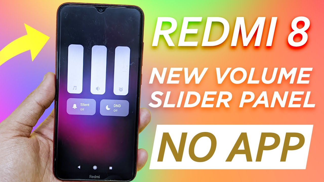 Redmi 8 - New UI Element - Volume Slider Panel || Transit Tech - YouTube