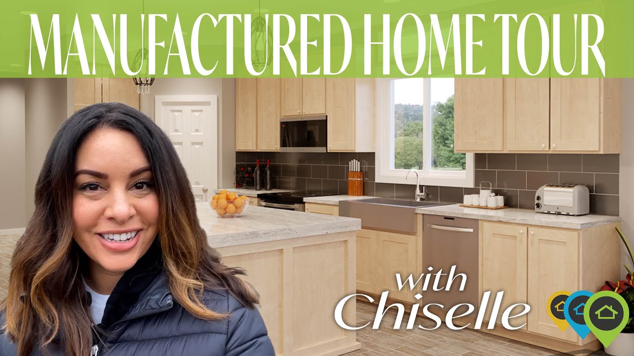 HUGE MANUFACTURED HOME TOUR - Watch Chiselle reveal the INSIDE of this ...