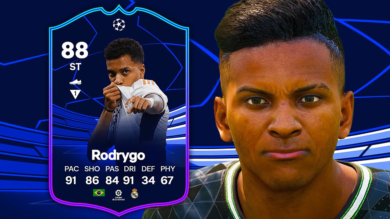 88 TOTGS Rodrygo Player Review - EA FC 24 - YouTube