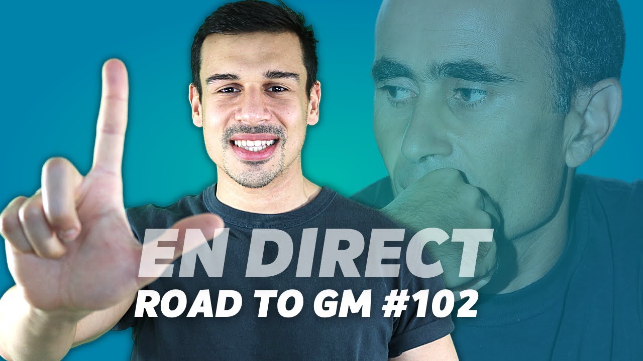 J'affronte en live Serge Nemirovski, classé 2210, sous les yeux de mon coach : le GM Namig ...