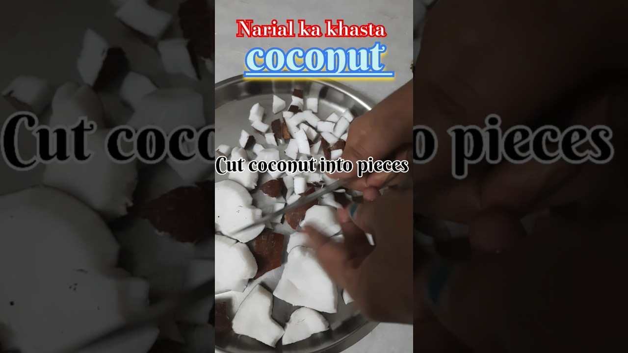 Home style Narial khasta 😋 🏻 #cooking #recipe #youtubeshorts #jaibharat ...