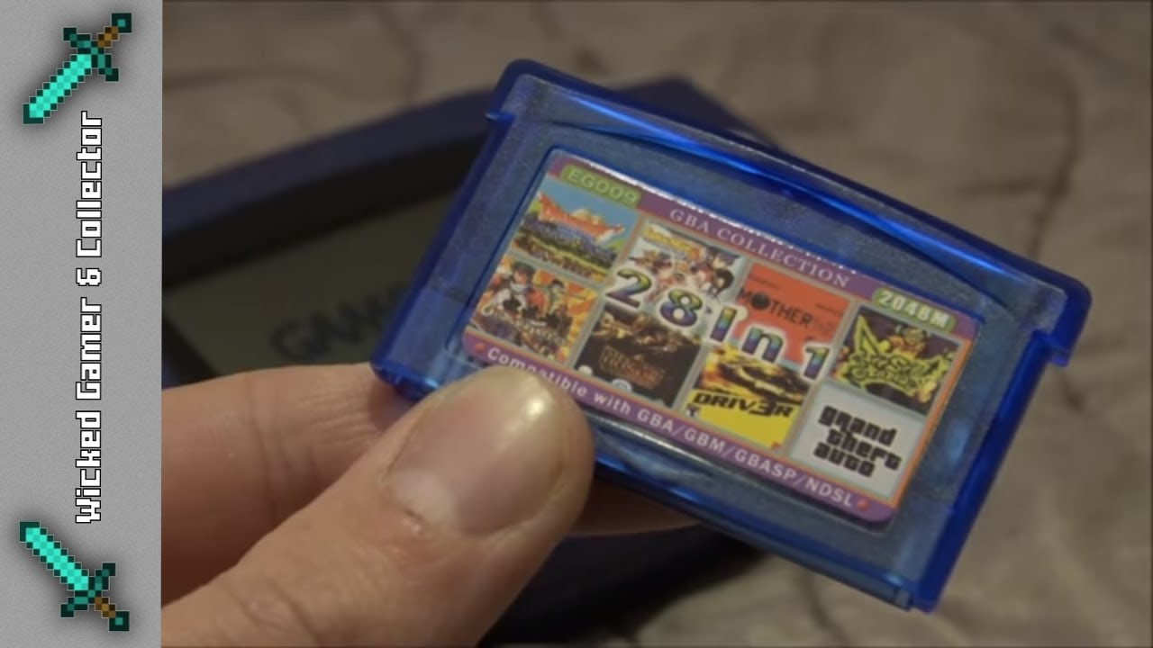 EG009 / Game Boy Advance ++ 28 in 1 ++ Ultimate Mix GBA Game Collection ...