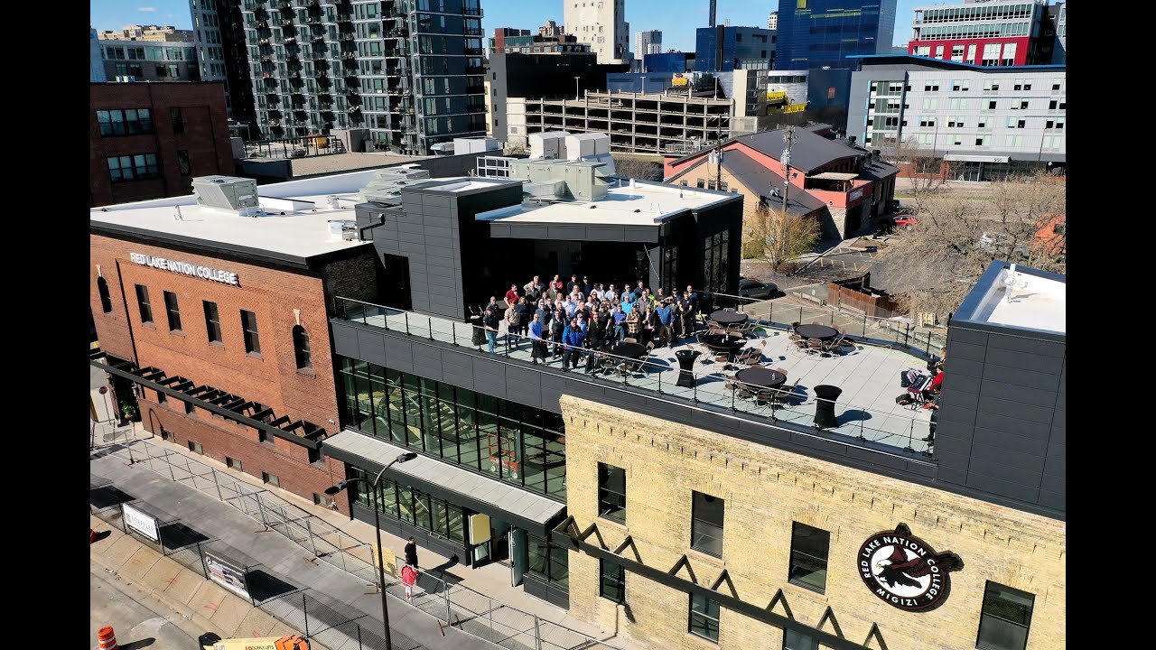 Red Lake Nation College Minneapolis Thanks Loeffler Construction and Contractors - YouTube