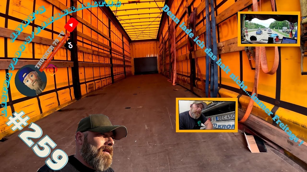 #259 Denn lade ich das halt nicht....immer Freitags! /Andy's Laster Vlog's/Fahreralltag - YouTube