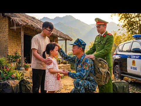 The Last Hug: A Veteran Entrusts His Daughter to Young Khai Before Leaving