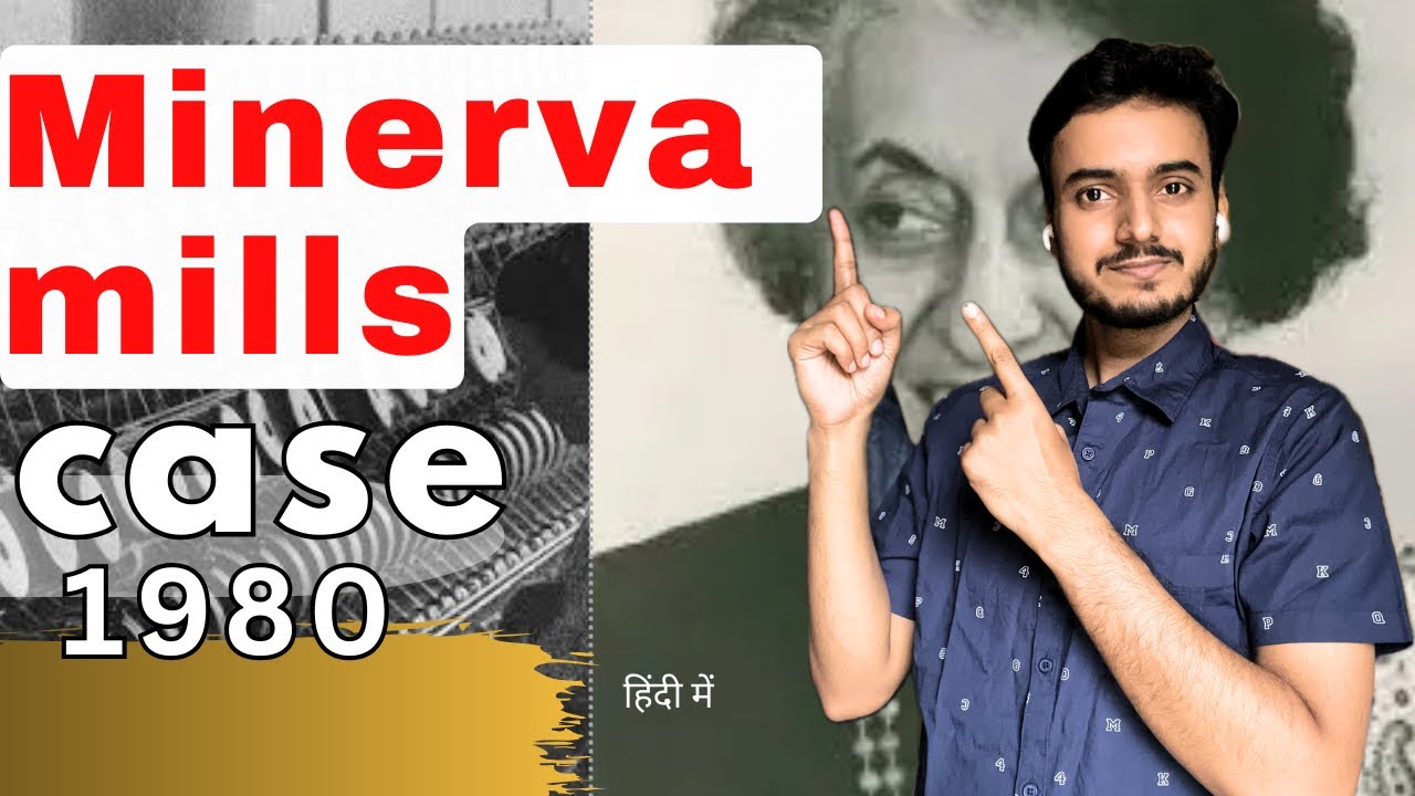 Minerva Mill Case (1980): Upholding the Constitution #minervamillcase - YouTube