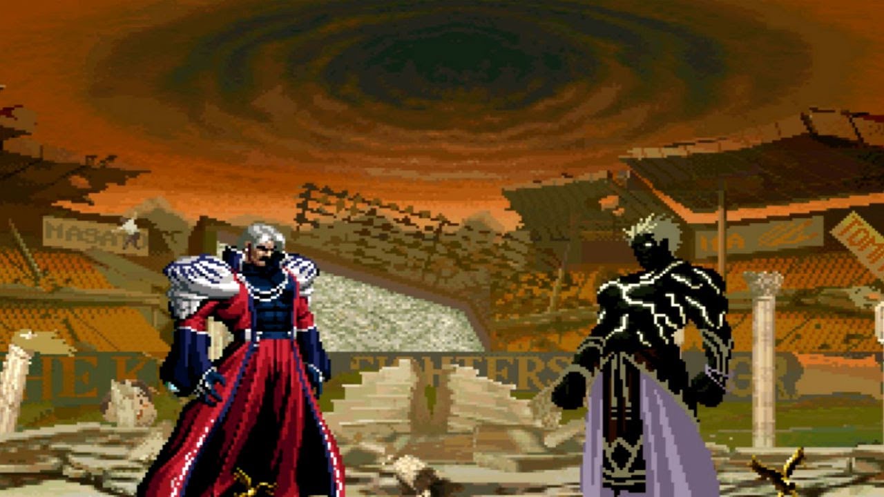 Rugal B, Goenitz, Igniz & Orochi VS. Mukai, Magaki, Element & Mizuchi ...