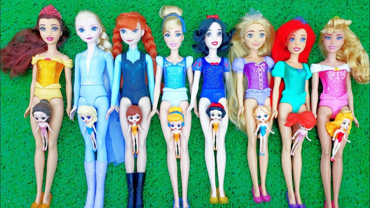 DİSNEY PRİNCESS DOLL MAKEOVER ~ DIY MİNİATURE İDEAS FOR MATTEL - WİG ...