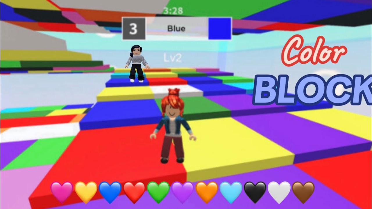 JUEGO COLOR BLOCK🩷💛💜🧡💙🖤🩵💚🤍 ️🤎 Roblox | Soy Lucy Games - YouTube