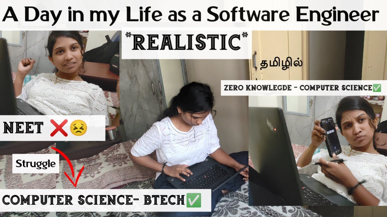 A Day in my life as a Software Engineer *Realistic*| NEET to Computer ...