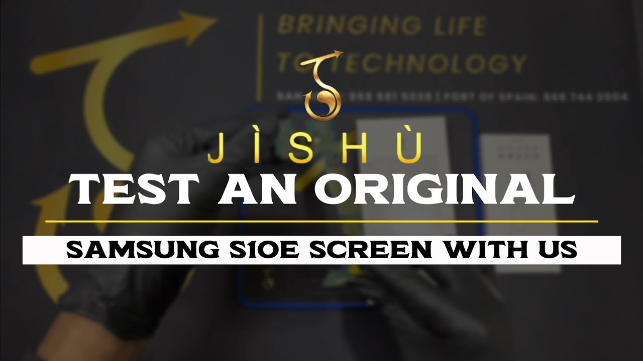 Test An Original Samsung S10e Screen With Us! - YouTube