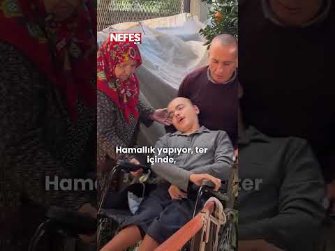 Her şey evladı için: Gündüz hamallık yapıyor, gece oğluna koşuyor