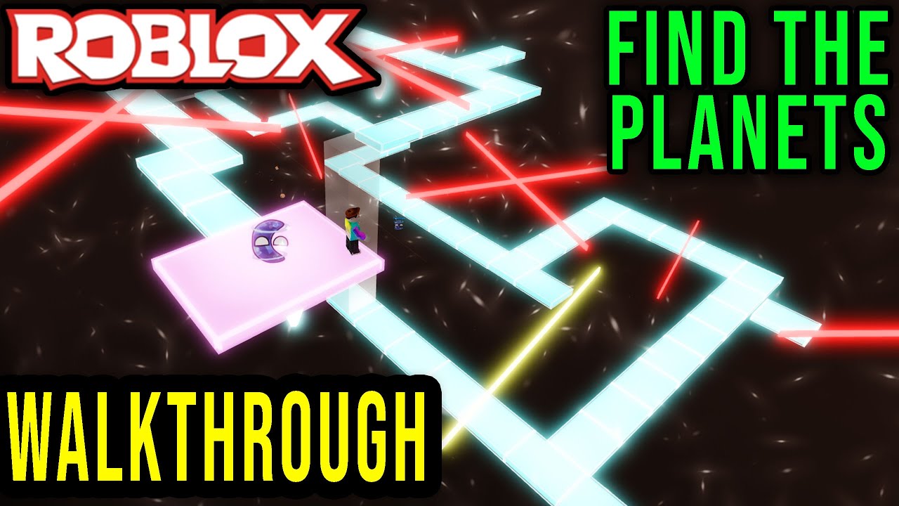 MAP WITH LASERS - HOW TO GET THROUGH EASILY [FIND THE PLANETS] - Roblox ...