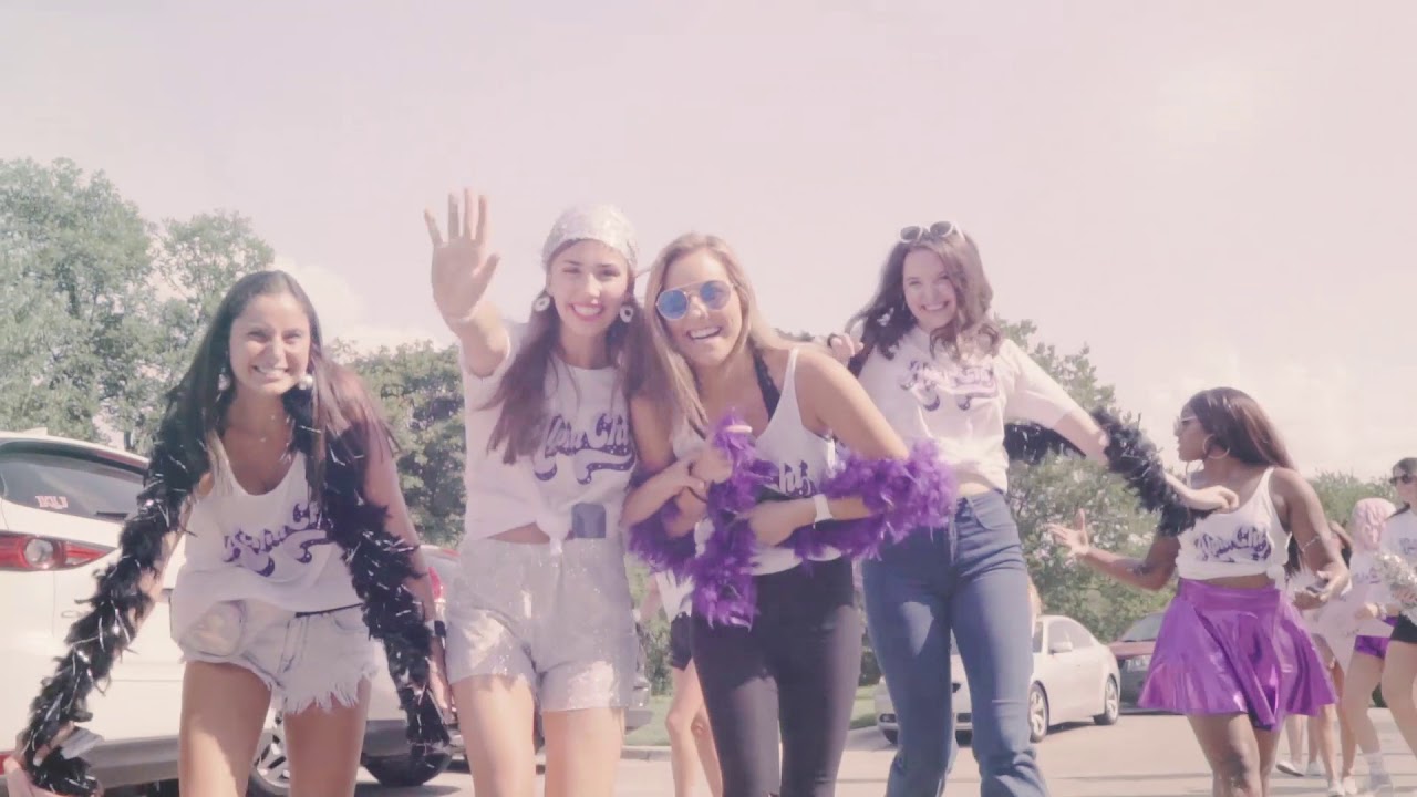 KU Alpha Chi Omega Bid Day 2018 - YouTube
