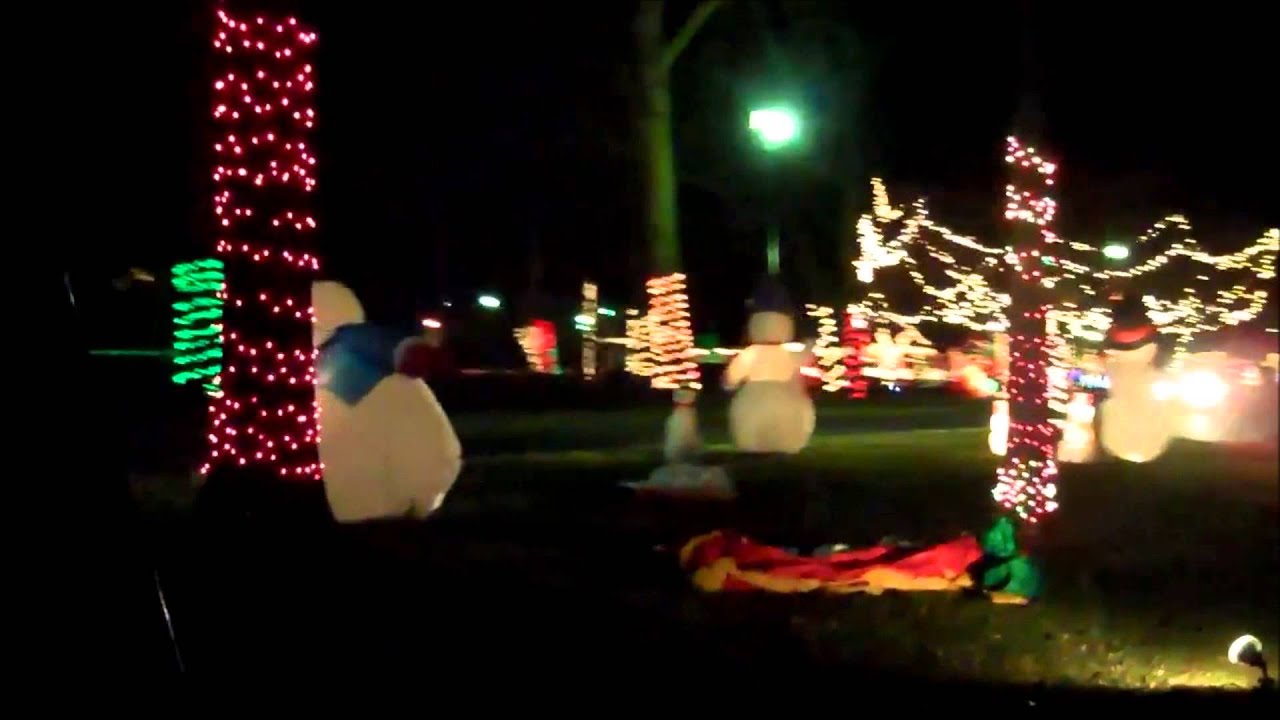 Hoffer Park Christmas Lights 2012 - YouTube