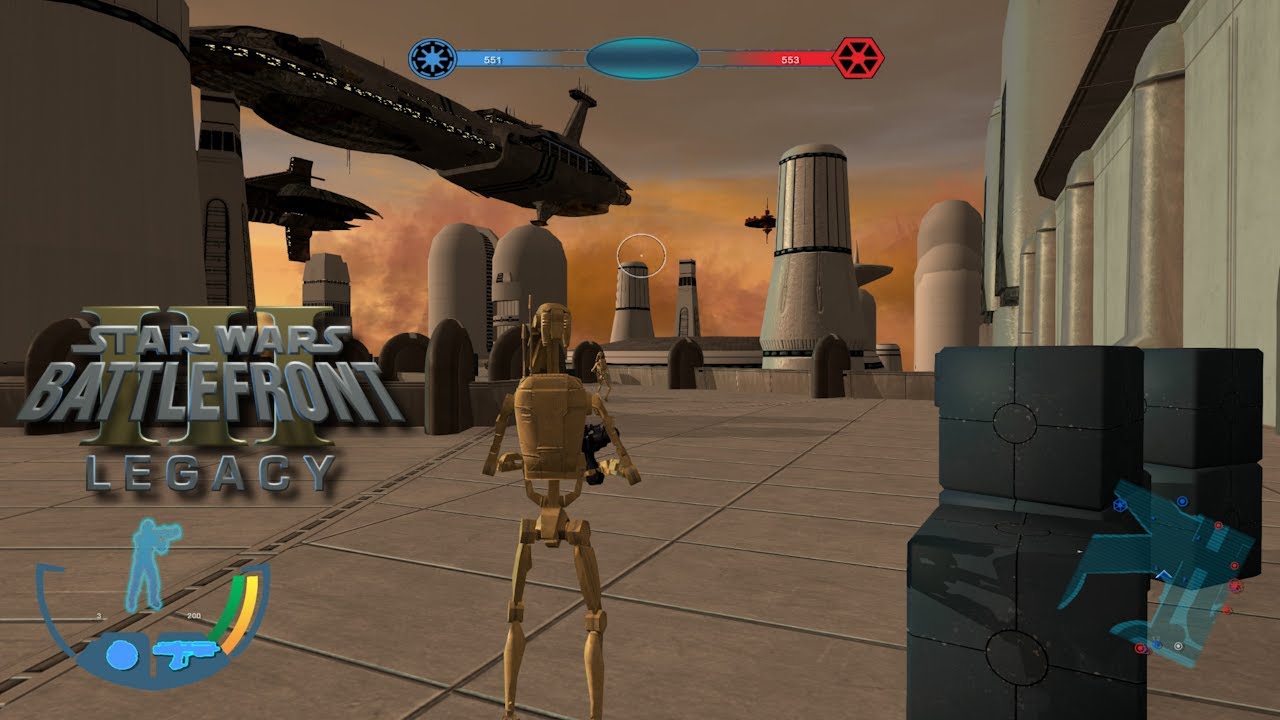 Star Wars Battlefront 3 LEGACY (SWBF2 Mod) - Bespin (Orbital Assualt) - YouTube