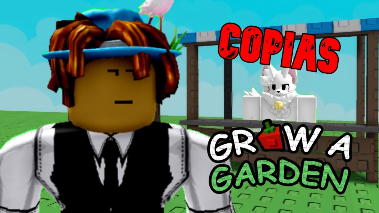 Testando COPIAS do GROW A GARDEN 😭 - YouTube