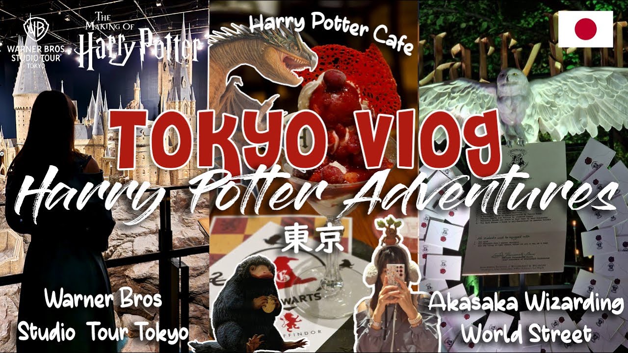 Tokyo Vlog 🇯🇵 Harry Potter Cafe, Warner Bros Studio Tour Tokyo, Akasaka ...