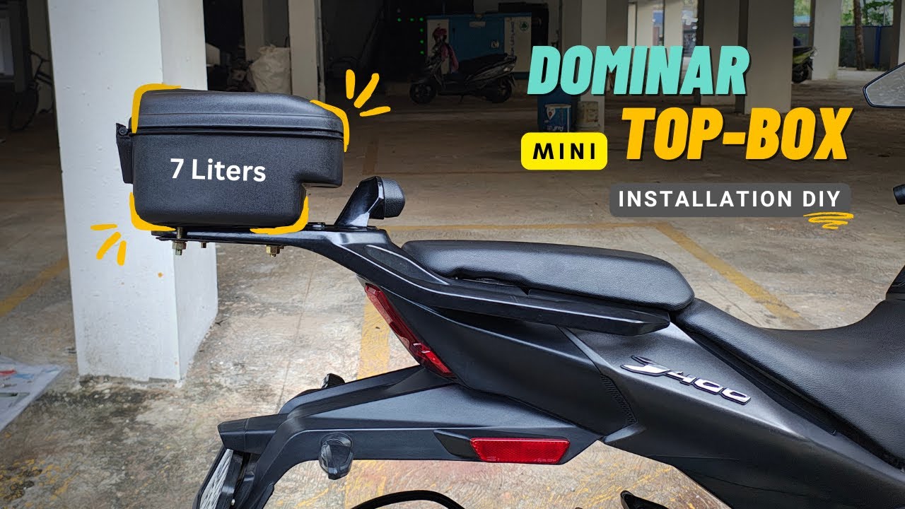 Dominar mini Top Box installation | studds vault box | Perfect Storage ...
