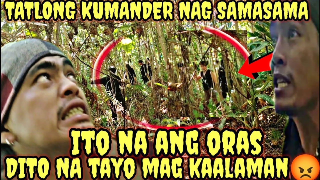 TATLONG KUMANDER NAG SAMA😱 KUMANDER JULIOS KUMANDER WARLO t jepot 😡# ...