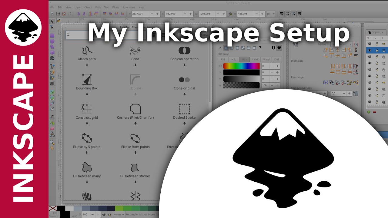 My step by step Inkscape 1.1 setup [Subtitled] - YouTube