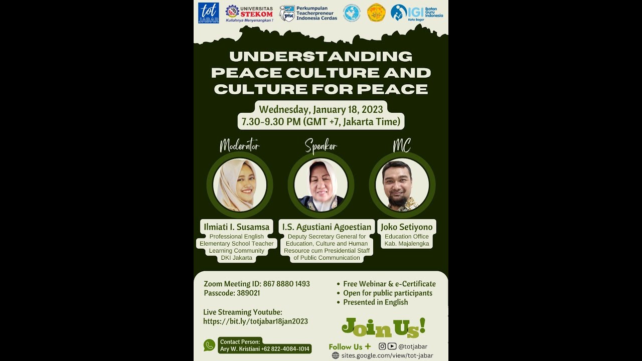 UNDERSTANDING PEACE CULTURE AND CULTURE FOR PEACE - YouTube