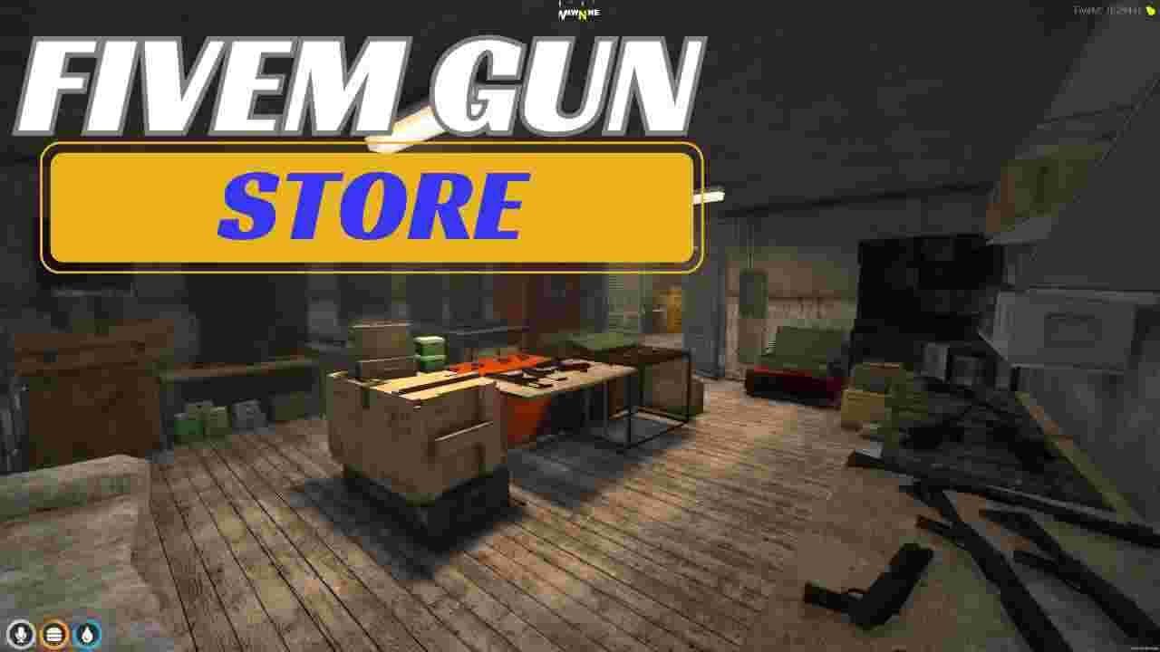 Fivem Gun Store Interior & map for Fivem mlo | gta v - YouTube