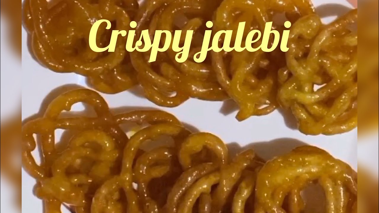 JALEBI RECIPE/HALWAI STYLE HOMEMADE JALEBI/CRISPY JALEBI - YouTube