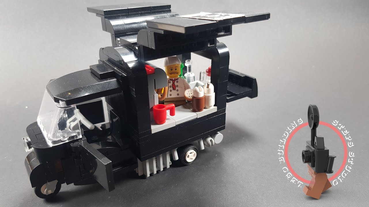 How To Build Your Own LEGO Coffee Shop - Tutorial - YouTube