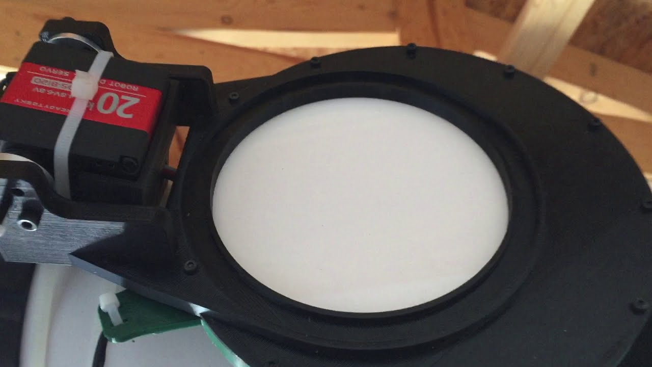 Automatic Telescope Cover with built in Technolight Flat Panel ...