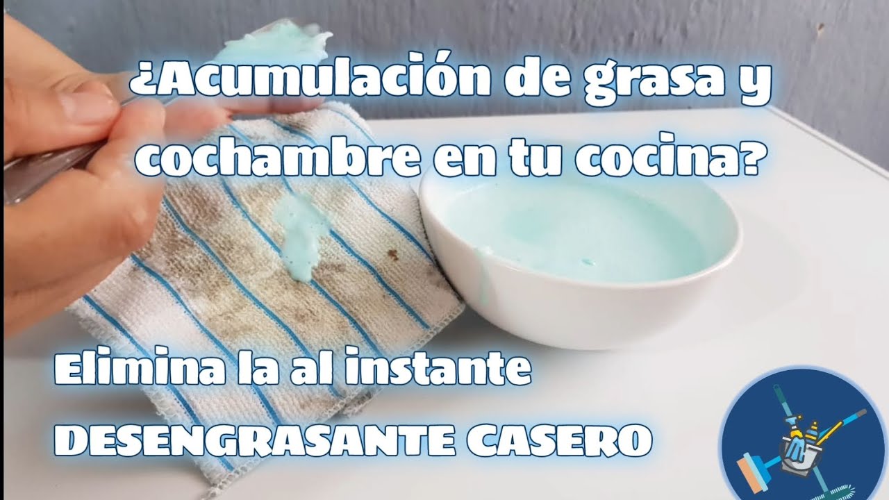 ¿Acumulación de grasa y cochambre en tu cocina? - Elimina la al instante DESENGRASANTE CASERO ...