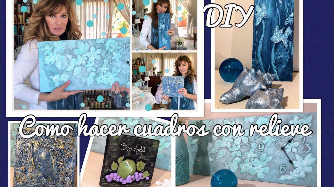 🌟😀 CUADROS CON VOLUMEN 🌟 4 PROPUESTAS !! Te va a encantar 😀😀😀!!! - YouTube