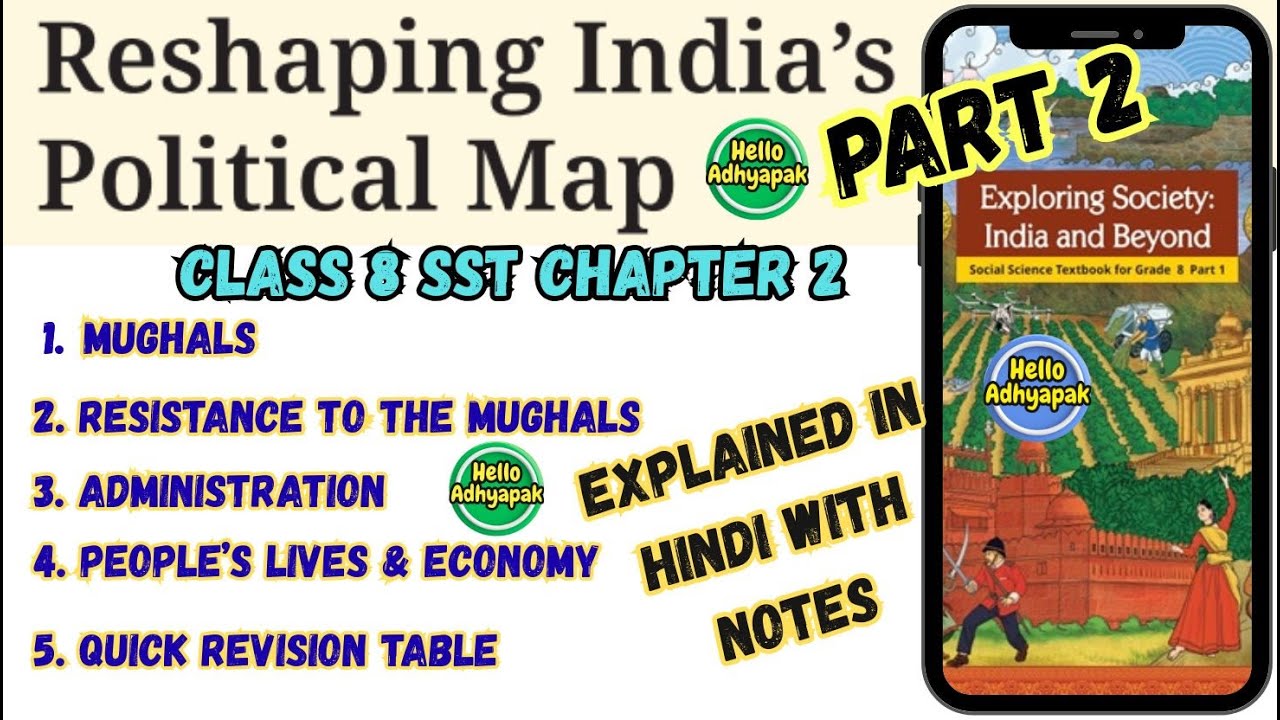 Reshaping India's Political Map | Class 8 Social Science Chapter 2 ...