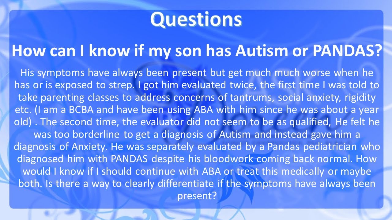 Ask Dr. Doreen: Can result of ADOS Test the Severity or Change with Age ...