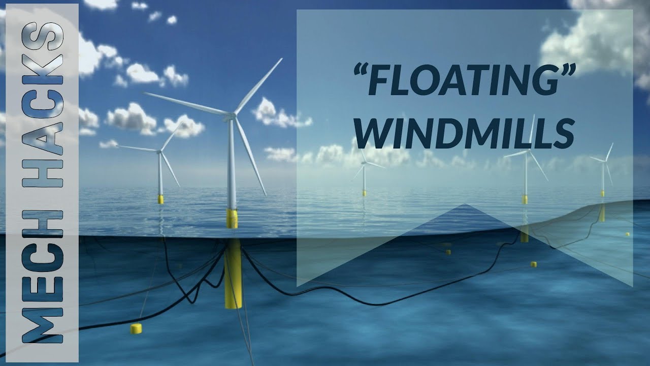 FLOATING WINDMILLS | FIRST TIME IN THE WORLD | FULL WORKING MECHANISM ...