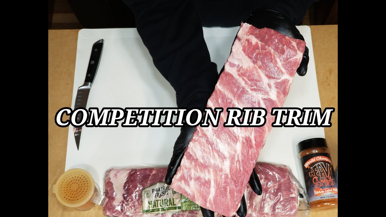 HOW TO TRIM COMPETITION PRAIRIE FRESH RIBS - YouTube