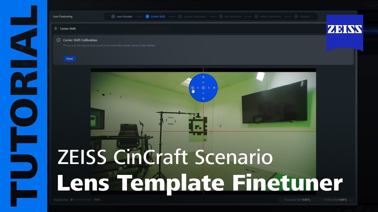 ZEISS CinCraft - Lens Template Finetuner - YouTube