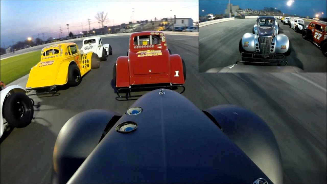 20140411 Sportsdrome Speedway Legends Feature Race - YouTube
