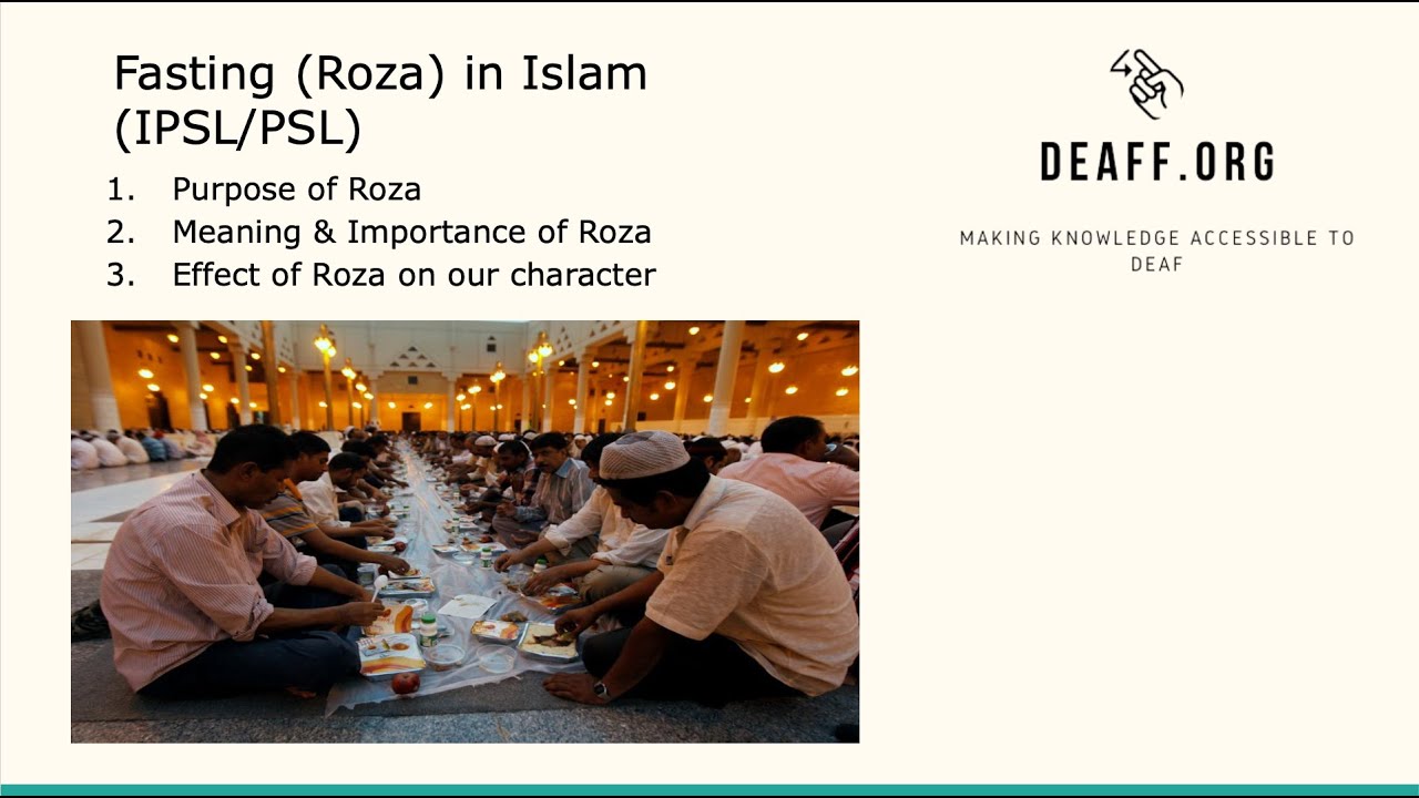 Roza In Islam