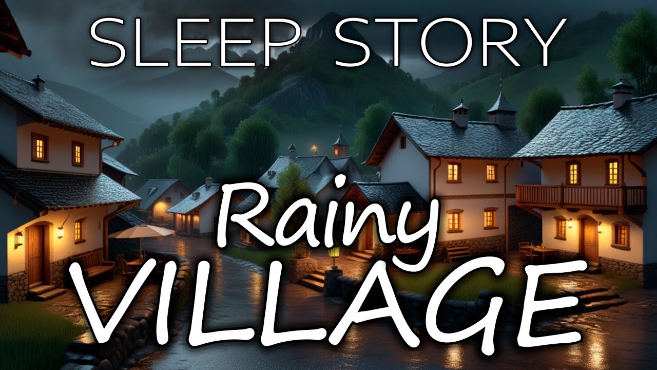 A Rainy Story for Sleep | Rainy Day in The Village | Cozy Bedtime Story ...