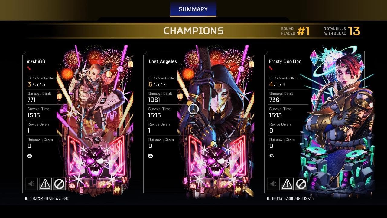 Apex Legends | Wraith Ash Catalyst | 13 Total Kills with Squad - YouTube