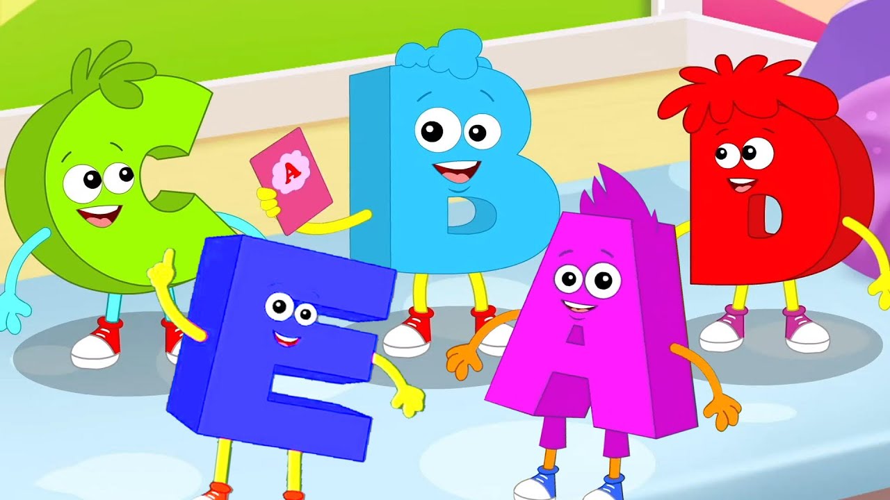 Five Little Alphabets, Counting Song + More Fun Nursery Rhymes for Kids ...