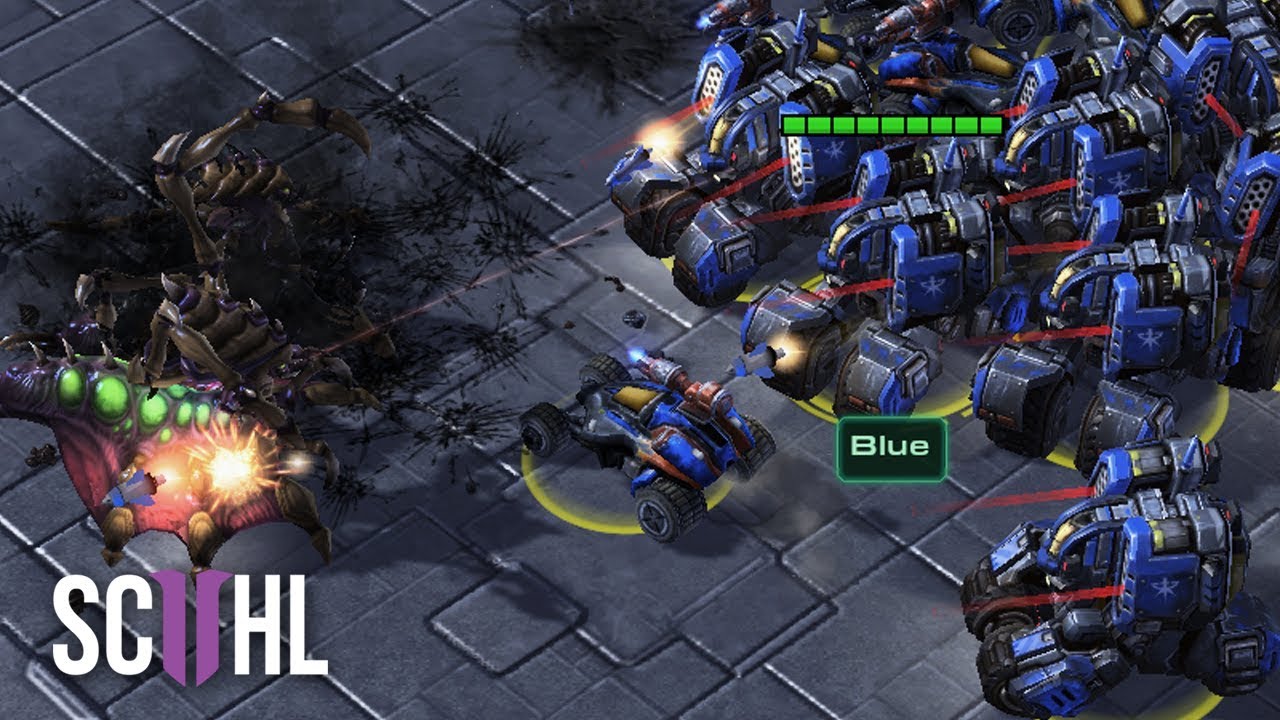 MASS CYCLONES & HELLIONS - Starcraft 2 GSL: Fantasy vs Leenock - YouTube